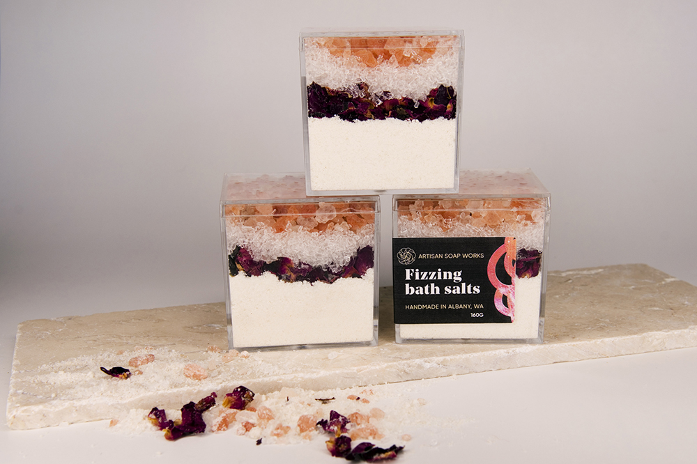 Fizzing bath salts - Artisan Soap Works